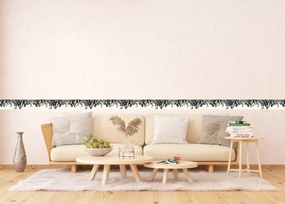Samolepící bordura na zeď Béžové Stíny Listí | 5 m x 13.8 cm | DWB8275