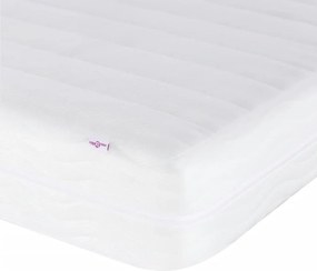 Postel s matrací Dover bílá 90 x 200 cm umělá kůže 3208338