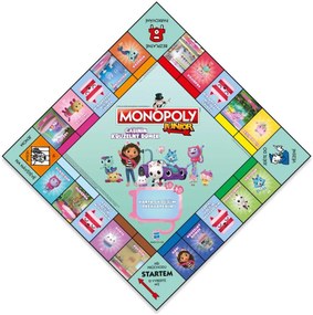 HASBRO Hra MONOPOLY Junior Gabbys Dollhouse *SPOLEČENSKÉ HRY* 54850