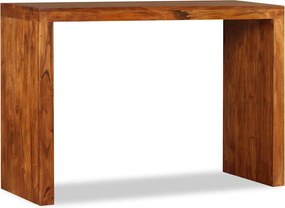 Konzolový stolek masivní dřevo s medovým povrchem 110x40x76 cm 244671