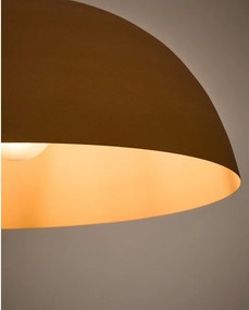 Oranžové kovové závěsné svítidlo ø 46 cm Nibla – Kave Home