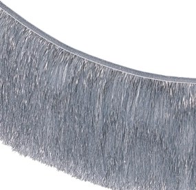 BANNER DAY Girlanda z třásní 2 m - stříbrná