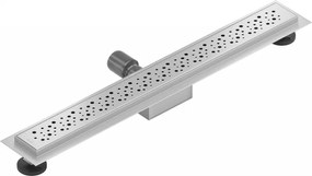 Mexen Flat nerezový sprchový žlab 60 cm vzor M12, 1021060-15