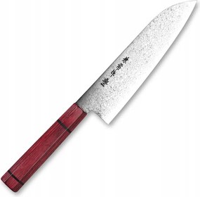 Japonský nůž Santoku 180 mm Kanetsune Damascus Minamo-Kaze series