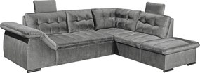XXXLutz ROHOVÁ SEDAČKA, textil, šedá MID.YOU - Sedací soupravy - 002220045701