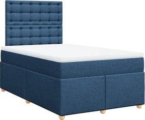 Box spring postel s matrací černá 120x190 cm textil 3291239