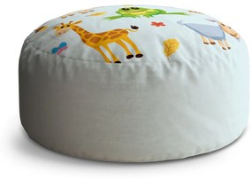 Sablio Taburet Circle Zvířátka 3: 38x48 cm