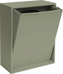 Šedozelený odpadkový koš na tříděný odpad/nástěnný z recyklovaného plastu Recycling Box – ReCollector