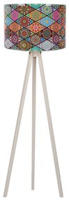 Asir Stojací lampa AYD 1xE27/60W/230V pestrobarevná/béžová 390FLH1130