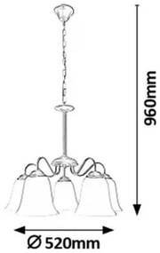 Rabalux FABIOLA lustr 7261