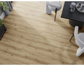 Mexen Sun Valley, vinylová podlaha 1240x182 mm SPC 6,5 mm, IXPE 1,5 mm, 4stranná V-drážka, dub, F1006-1240-182-505-4V1-01