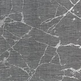 ZÁCLONA NA KROUŽCÍCH REVA 140X250 CM VZOROVANÁ
