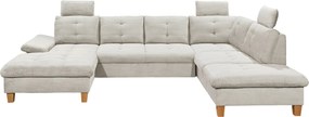 XXXLutz SEDACÍ SOUPRAVA, textil, béžová MID.YOU - Sedací soupravy - 002220054204