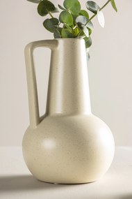 Váza Lane, béžová, 15x15x22