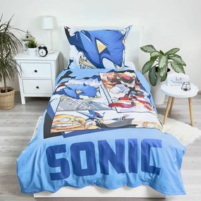 Jerry Fabrics Bavlněné povlečení 140x200 Sonic blue JF24