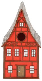 Budka pro ptáky FRAMING HOUSE červená 25cm