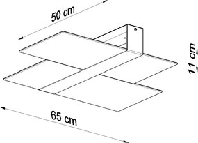 Sollux Lighting Stropní svítidlo MASSIMO chrom