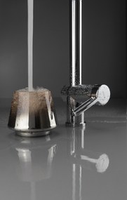 Deante Magnetic, dřezová baterie s připojením vodního filtru a elastickým výtokem, chromová, BRM_075M