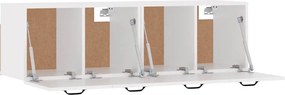 Nástěnné skříňky 2 ks bílé 80 x 35 x 36,5 cm kompozitní dřevo 3115652