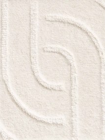 Krémový ručně tkaný vlněný koberec 80x150 cm Arcura – Vikosa