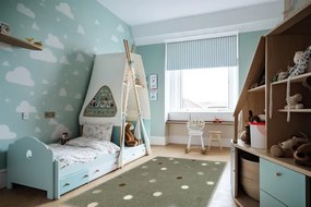 Koberec Tanami Kids C7218A zelený / krémový