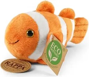 RAPPA Plyšová ryba klaun očkatý 14 cm / ECO-FRIENDLY / od 0 let