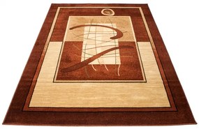 Kusový koberec DORIAN 5118A hnědý Rozměr: 70x140 cm