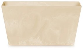 PROSPERPLAST Truhlík - TUBUS CASE Beton Effect Rozměr: 40x21,6 cm, Barva: krémová