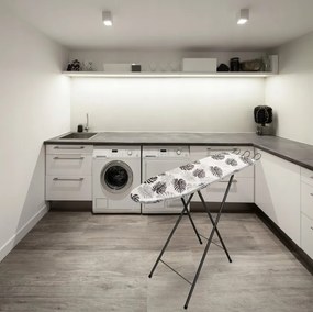 Erga Model Irit Black, žehlící prkno 120x30x80 cm, černá-vícebarevné, ERG-SEP-10DESIRITBLA