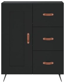 Skříň highboard černá 69,5 x 34 x 180 cm kompozitní dřevo,  3195988