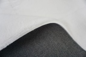 BE Koberec Cozy 1453 WHITE - bílý obdélníkový Rozměr: 40x60 cm