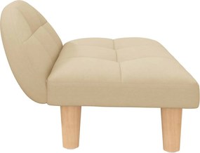 Pelíšek pro psy krémový 70 x 52 x 30 cm textil 171932