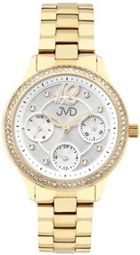 Dámské luxusní náramkové designové hodinky JVD JG1014.3 - multifunkční chronografy