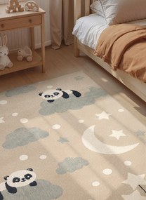Hanse Home, Dětský koberec Adventures 106428 Beige Multicolor, 160x235, béžová, dětský pokoj