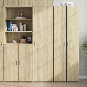 Skříň highboard dub sonoma 50 x 42,5 x 185 cm kompozitní dřevo 3281415