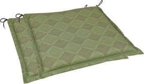 Go-De Textil Zahradní podsedáky Raute (polštářek, 5 cm, 2 kusy, zelená)