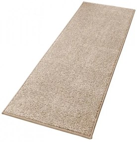 Hanse Home, Kusový koberec Pure 102662 Taupe/Cream, 80x400, béžová, kancelář