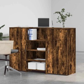 Recepční stůl kouřový dub 155x50x103,5 cm kompozitní dřevo 3324200