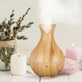 SIXTOL Bloom světlé dřevo / Aroma difuzer / 200ml / 6 W / Automatické