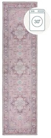 Světle červený pratelný běhoun s příměsí recyklovaných vláken 60x230 cm Windsor – Flair Rugs
