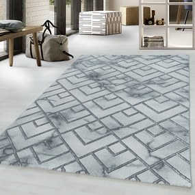 Ayyildiz Kusový koberec NAXOS 3813, Stříbrná Rozměr koberce: 140 x 200 cm