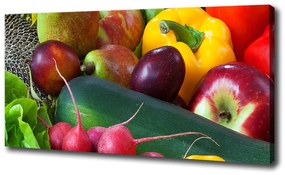 Wallmuralia Foto obraz na plátně Ovoce a zelenina 100x50