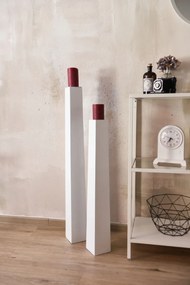Váza OBELISK, sklolaminát, výška 80 cm, bílá