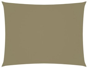 Stínící plachta oxfordská látka obdélníková 6 x 8 m béžová,  135168