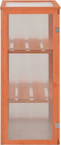 Skleník dřevěný 75 x 47 x 109 cm 170646