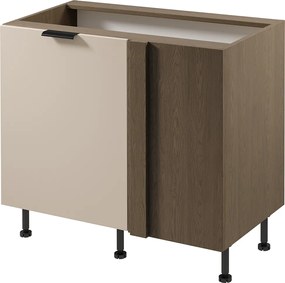 SORENTO bz | dolní skříňka D100N rohová | 120x60cm | PRAVÁ | baltic/béžová