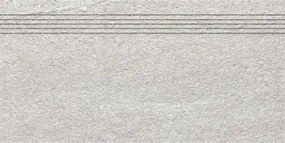 Schodovka Rako Quarzit šedá 30x60 cm mat DCVSE737.1