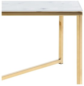 Bílý konferenční stolek 80x80 cm Alisma - Actona