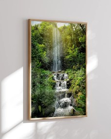 Oboustranný plakát Mlhavé Ráno / Divoký Vodopád | 30 x 42 cm | DP351323