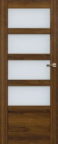Interiérové dveře vasco doors BRAGA model 5 Průchozí rozměr: 70 x 197 cm, Orientace dveří: Levé dveře, Dekor: Dub Santa